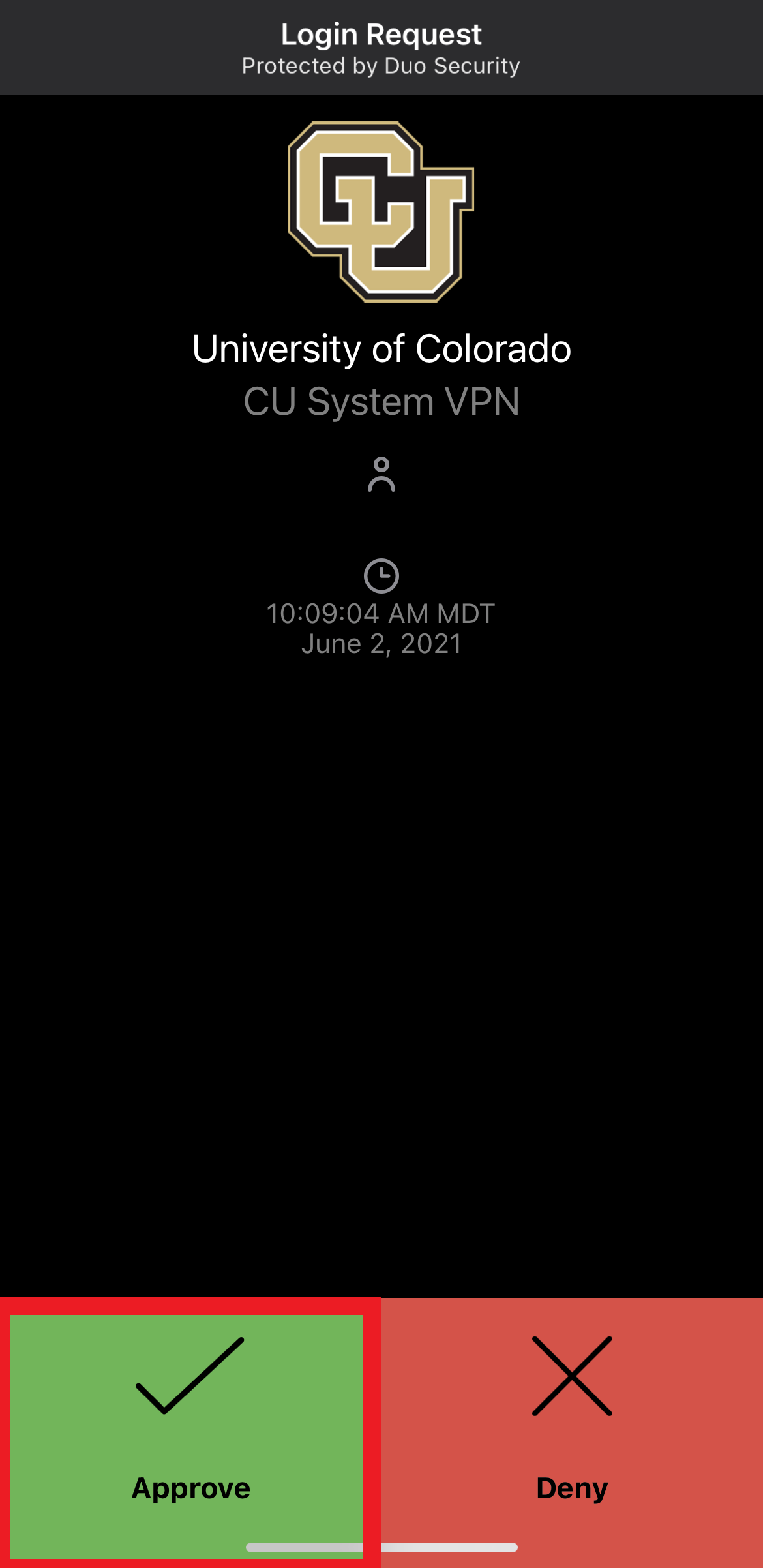 Duo for VPN | University of Colorado