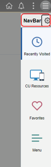 Personalizing your employee portal NavBar Menu | University of Colorado