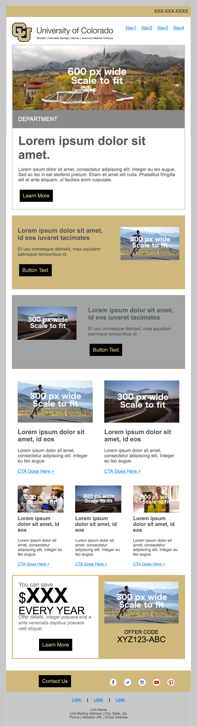 eComm Email Templates | University of Colorado