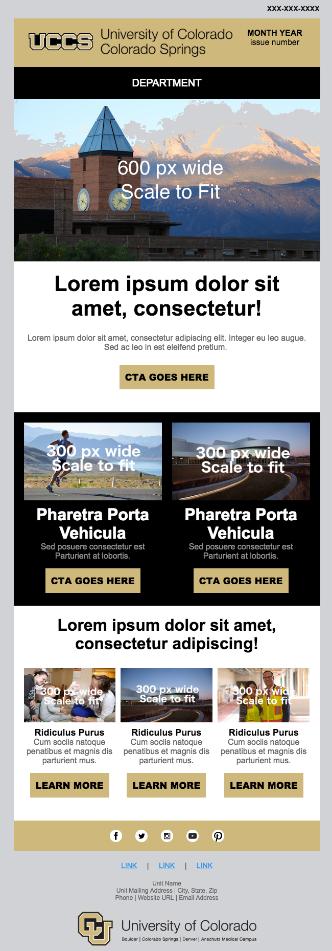 eComm Email Templates | University of Colorado