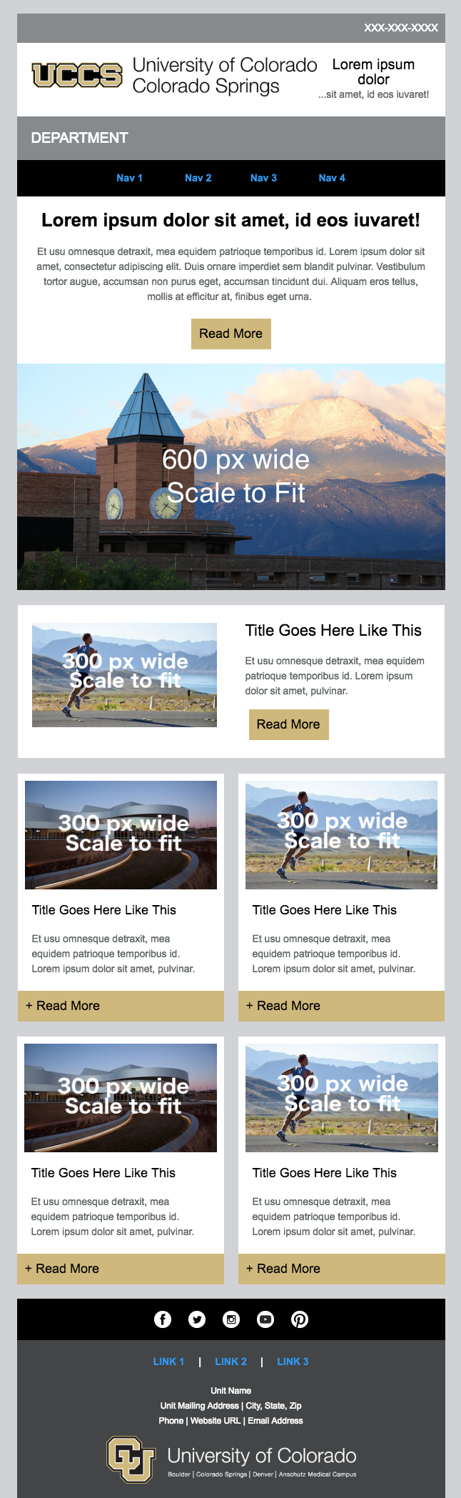 eComm Email Templates | University of Colorado