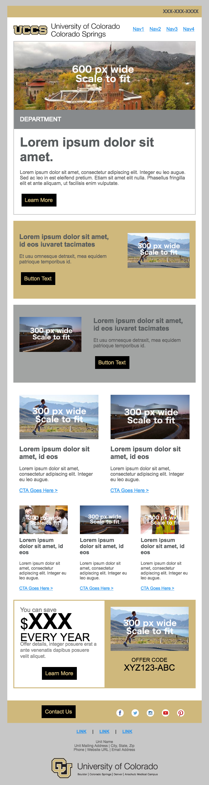 eComm Email Templates | University of Colorado