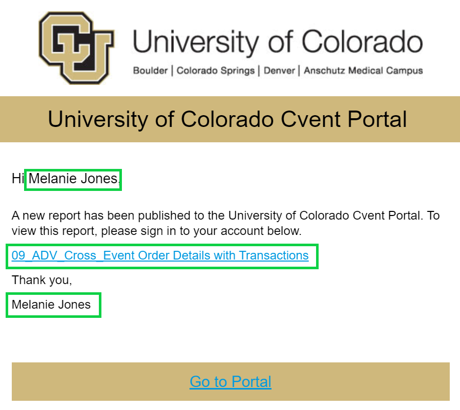 Cvent Portal | University of Colorado