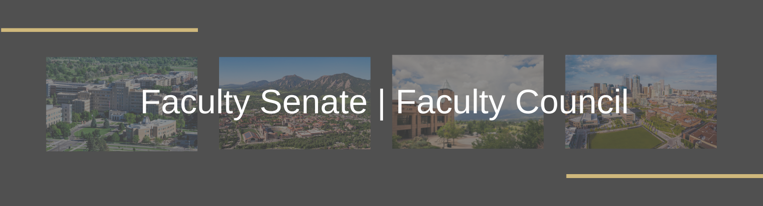 Faculty Senate | Faculty Council | University of Colorado