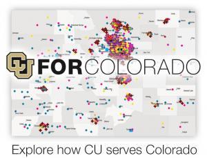 CU for Colorado interactive state map | University of Colorado